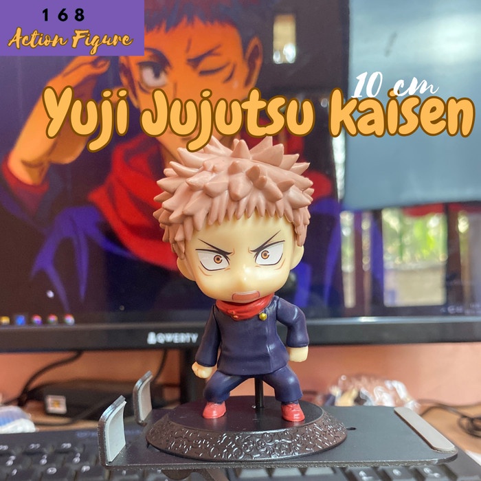 Jual Action Figure Anime Jujutsu Kaisen Karakter Yuji Gojo Cute Mini ...