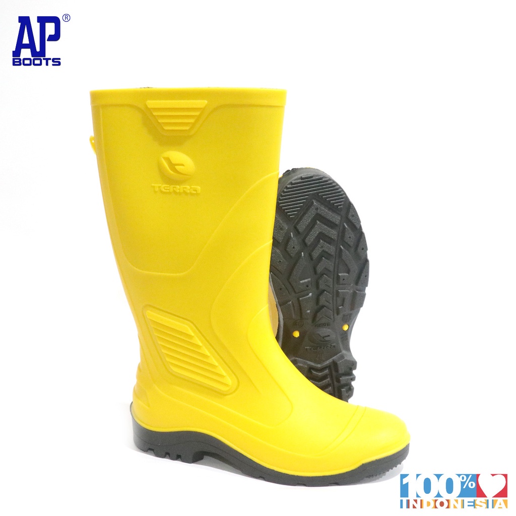 Jual AP TERRA ECO 3 YELLOW 38-43 - SEPATU BOOT SAFETY KARET - AP BOOTS ...