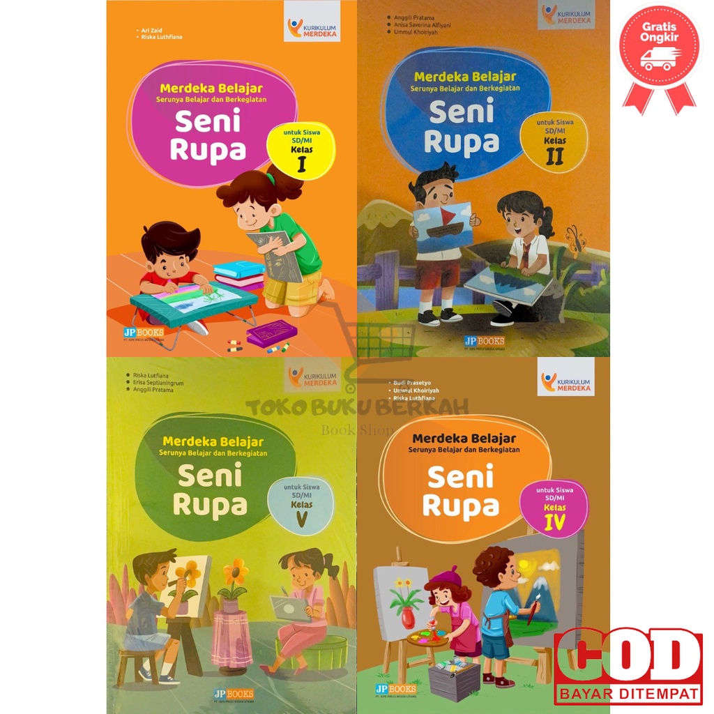 Jual JP Books Kurmer Buku Pendamping Seni Rupa Kelas 1 2 3 4 5 6 SD/MI | Shopee Indonesia