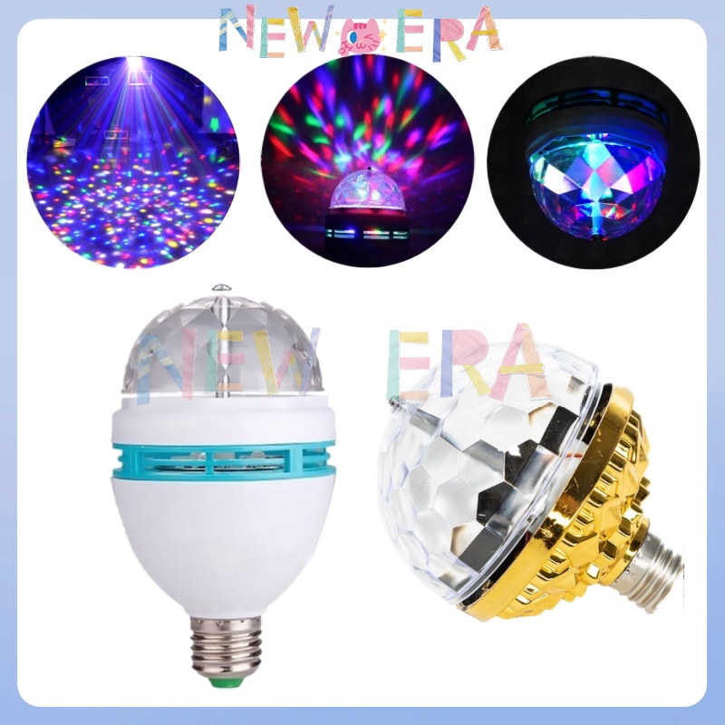 Jual NewEra Lampu Disco Putar Full Colour Rotating Party Lamp LED Pesta ...