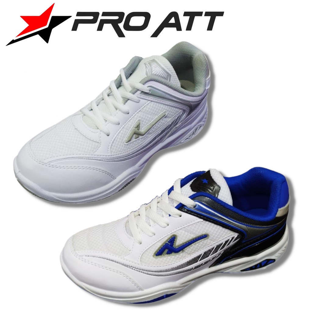 Jual PRO ATT BSD 640 SEPATU OLAH RAGA BADMINTON WARNA PUTIH BIRU TUA | Shopee Indonesia