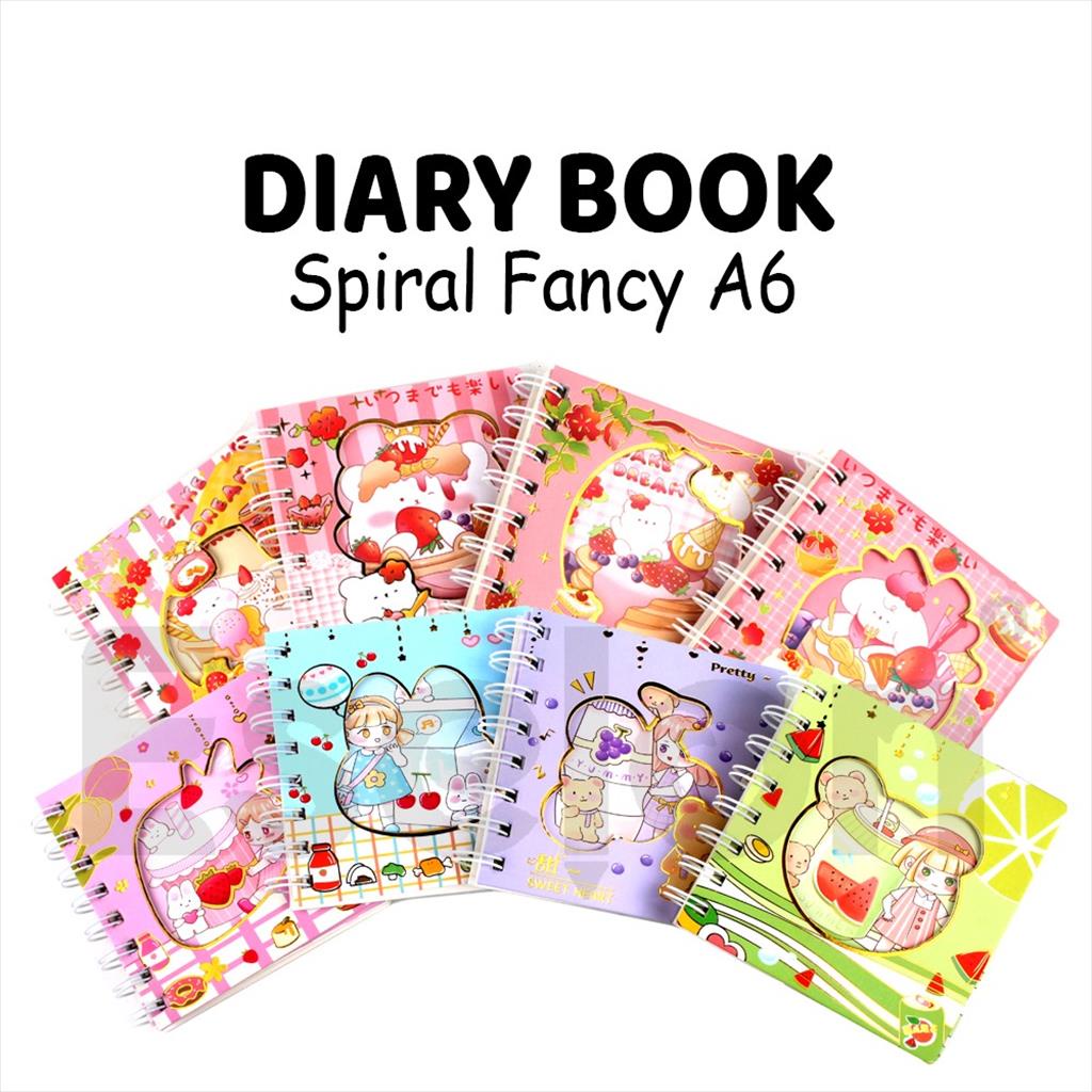 Jual Note Book Spiral A6 Karakter / Diary Spiral A6-80 Lembar | Shopee ...