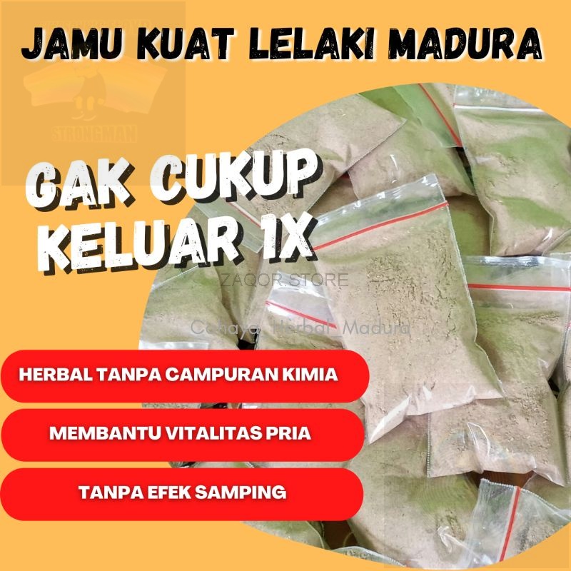 Jual Jamu Tahan Lama Pria Dewasa Ramuan Madura | Jamu Jantan Pria ...
