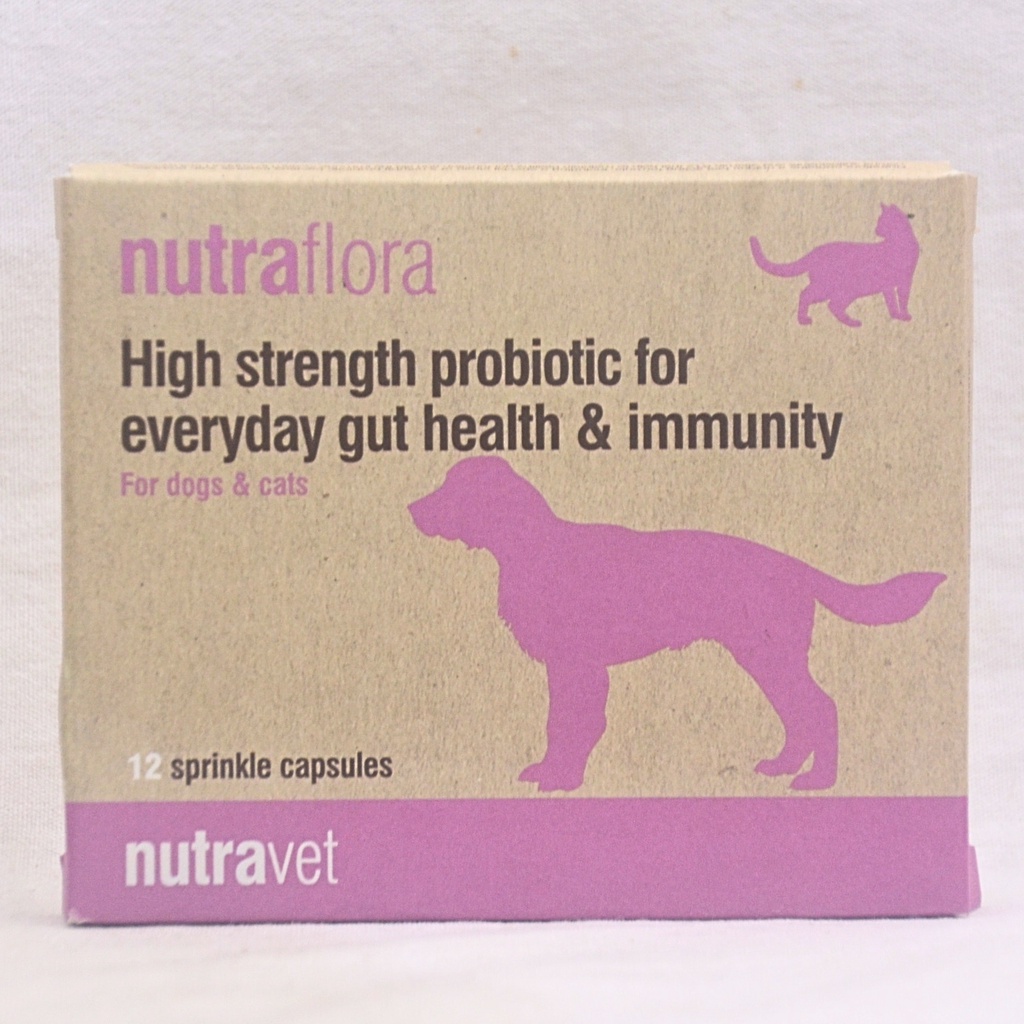 Jual NUTRAFLORA Probiotic Aid Recovery Support Convalescence Dog Cat 12 ...