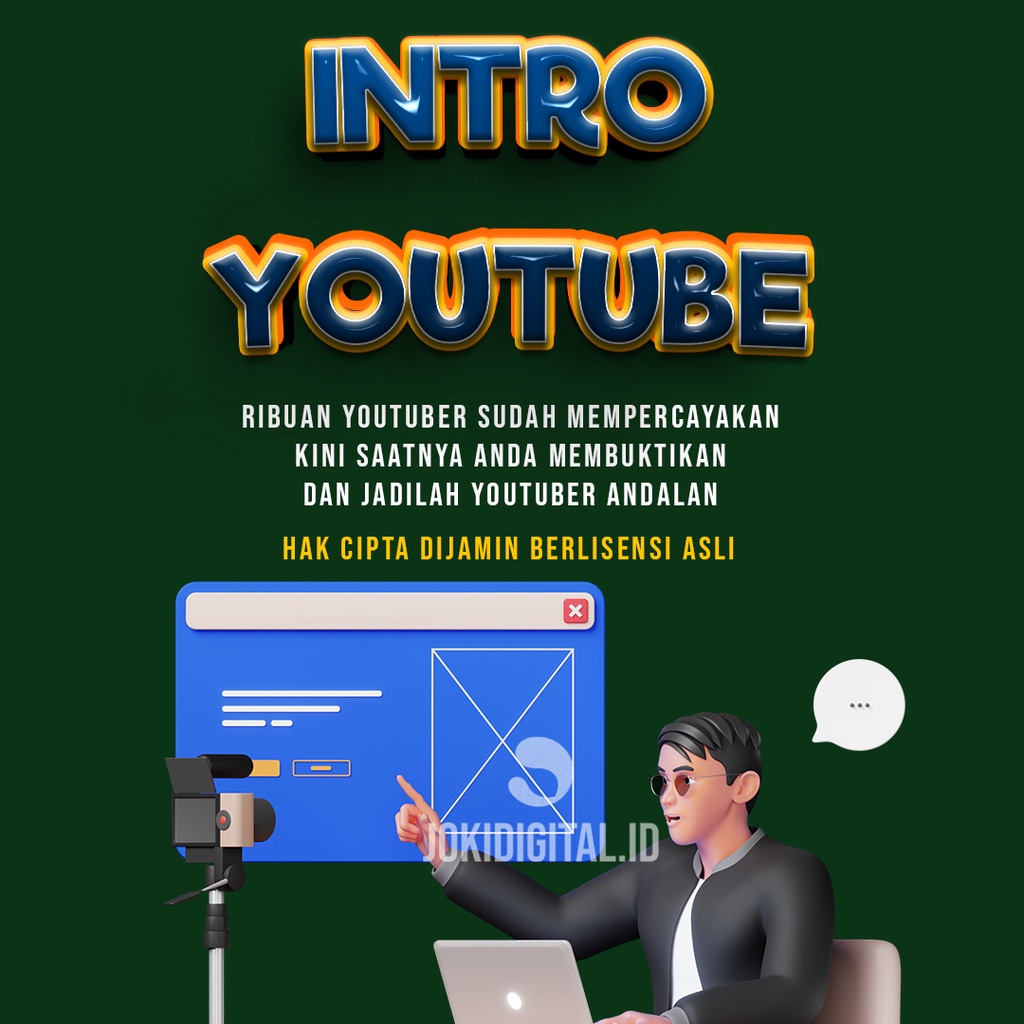 Jual Bikin Opener Intro Outro Youtube | Jasa Desain Video Transisi | Shopee Indonesia