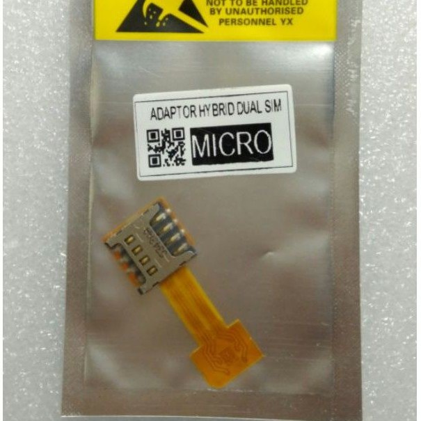 Jual ADAPTOR HYBRID DUAL SIM CONVERTER EXTENDER MICRO | Shopee Indonesia