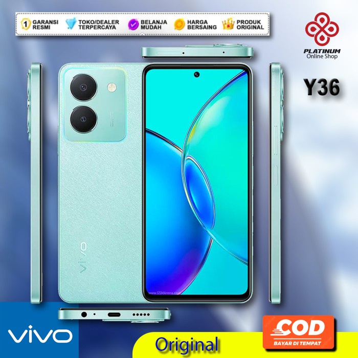Jual VIVO Y36 4G 8/256GB (Garansi Resmi) | Shopee Indonesia