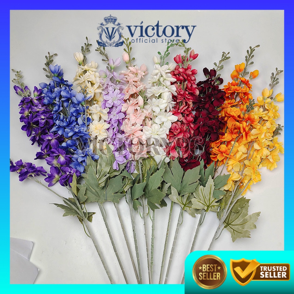 Jual Bunga Delphinium Spring - bunga artificial Snapdragon - Bunga ...