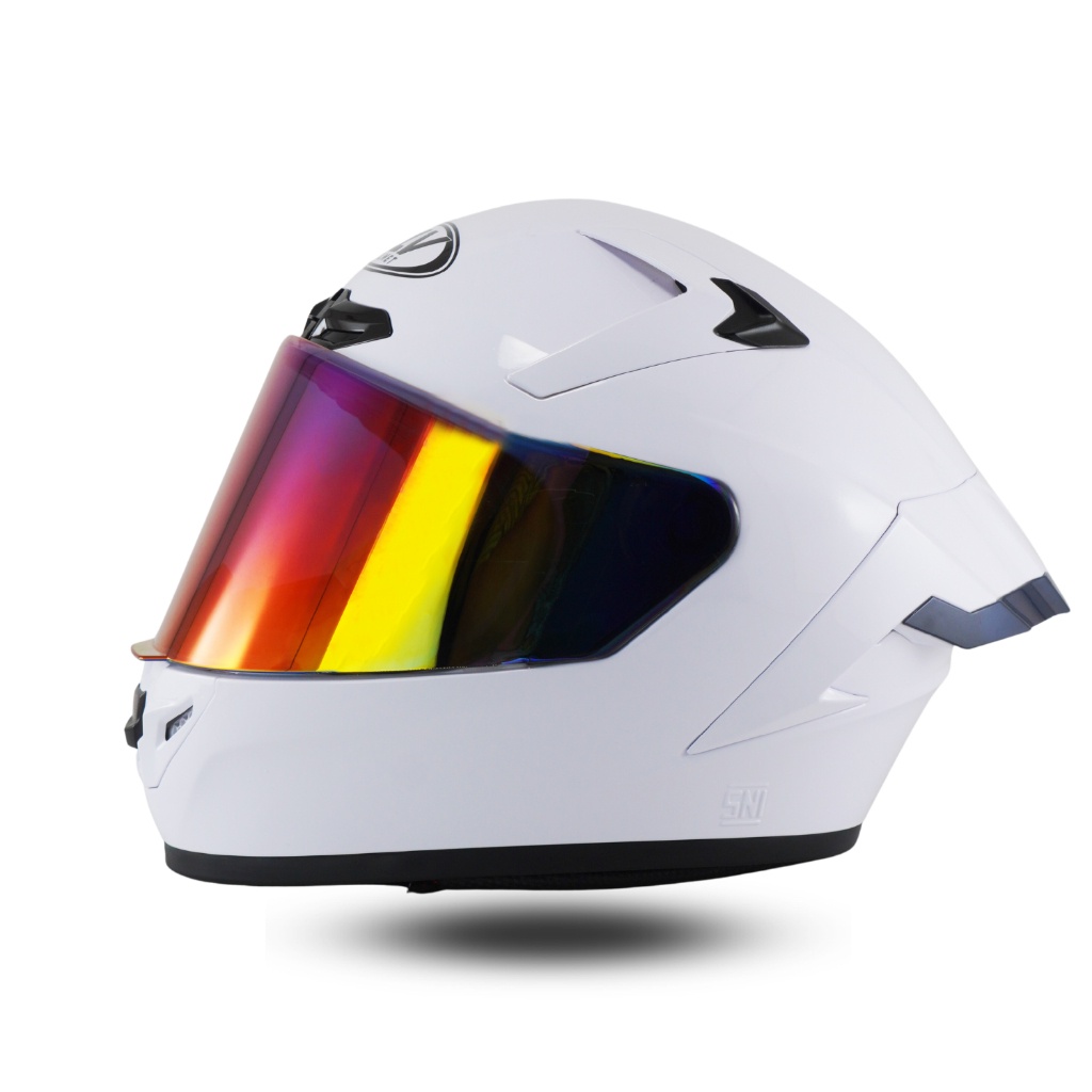 Jual Helm ALV GENESIS Full face Solid Kekinian SNI | Shopee Indonesia