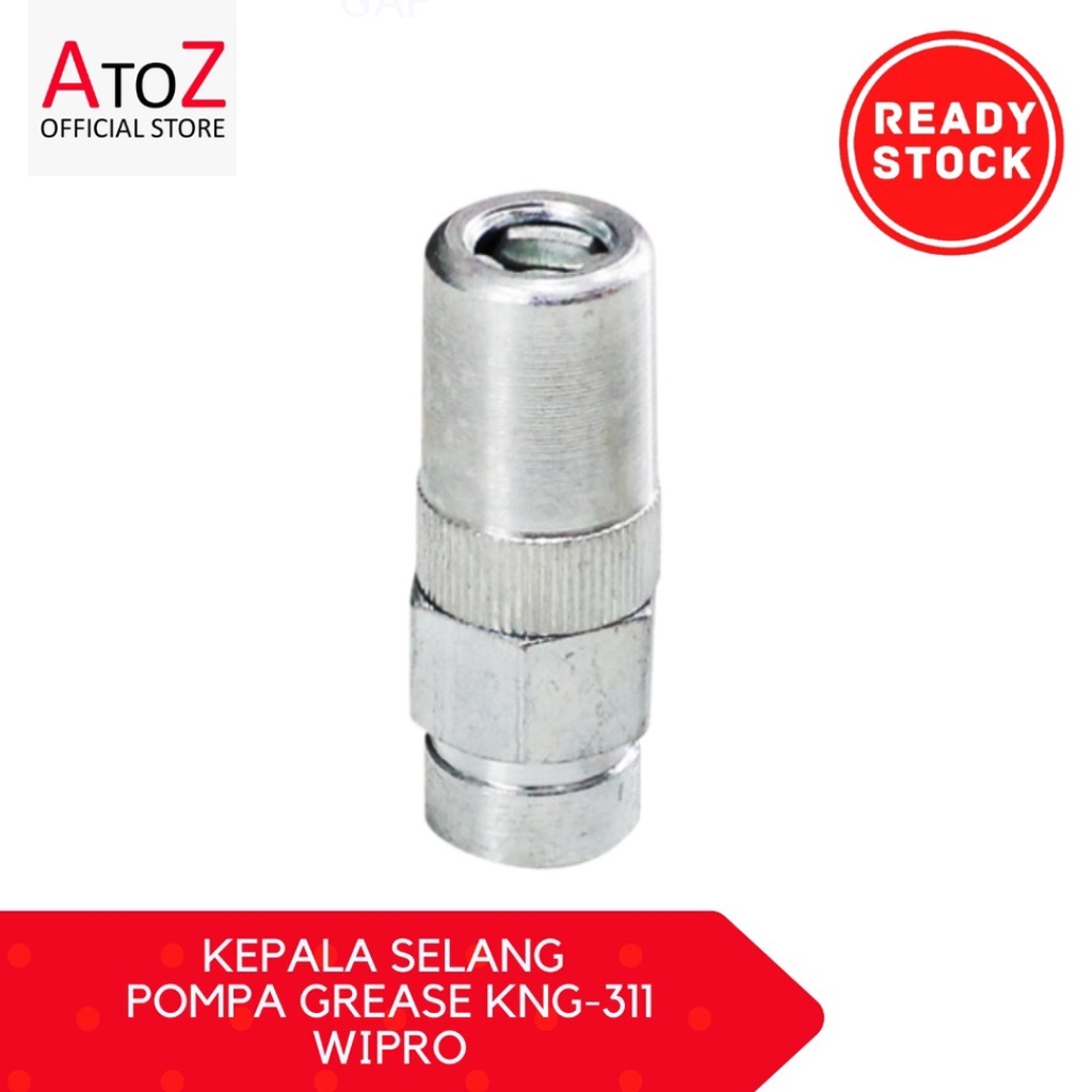 Jual KEPALA SELANG POMPA GREASE WIPRO KNG-311 (NPT 1/8") | Shopee Indonesia