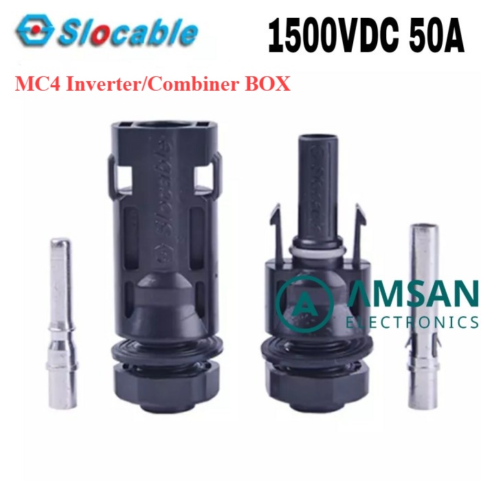 Jual MC4 PV Panel Connector Terminal Konektor Panel PLTS Panel Surya ...