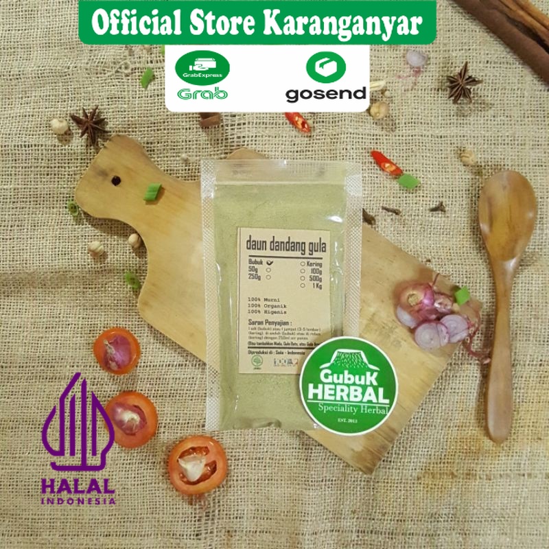 Jual DAUN DANDANG GULA / DANDANG GENDIS BUBUK 100 GRAM / Clinacanthus ...