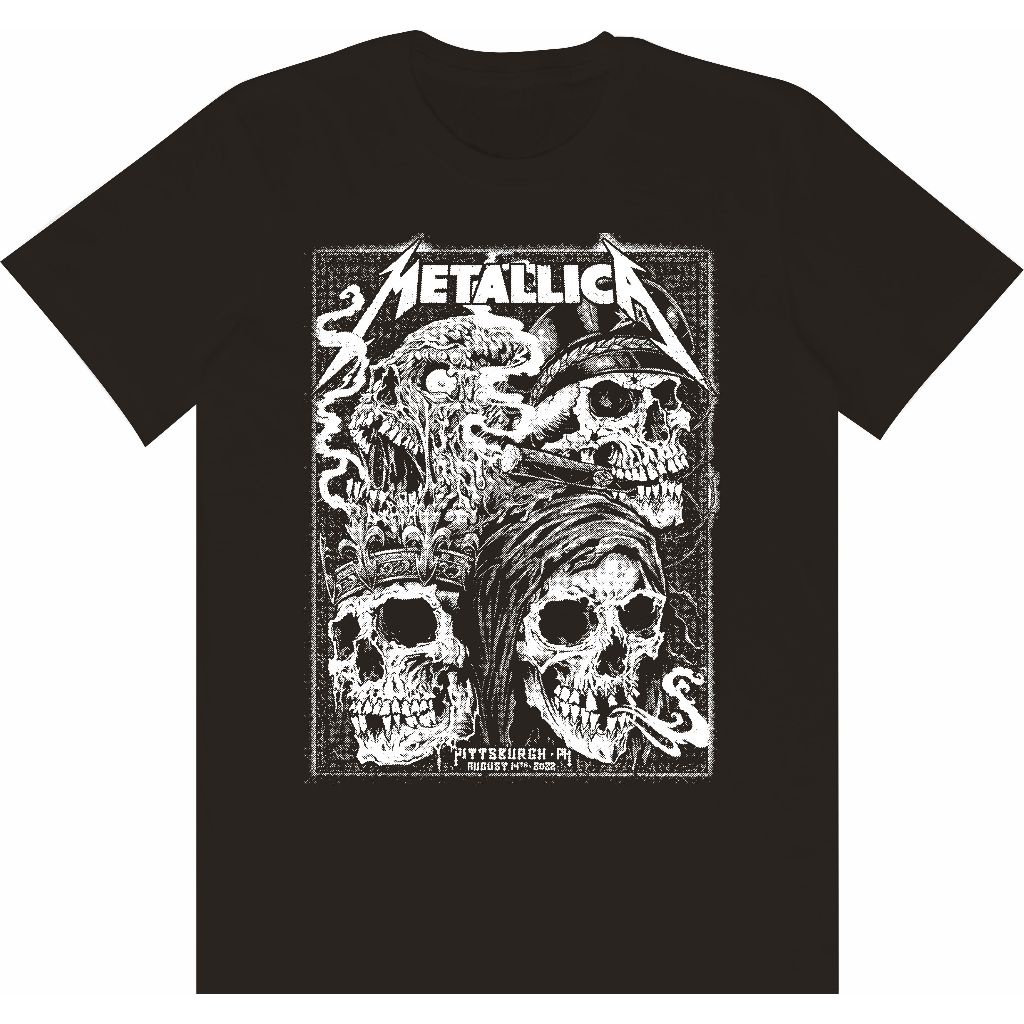 Jual Baju Band Metal Kaos Band Rock Metallica Smoke RUB260 HS | Shopee ...