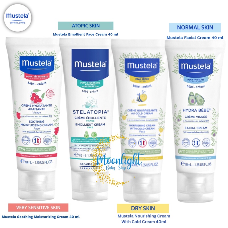Jual Mustela Hydrabebe Facial Cream - Moisturizing - Nourishing Cream ...