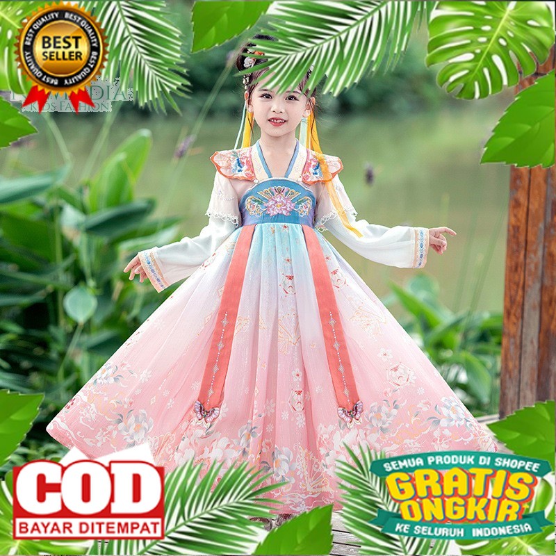 Jual HANFU IMLEK ANAK PEREMPUAN TERBARU / DRESS HANFU CHINESE NEW YEAR ...