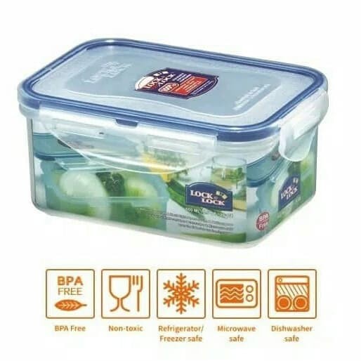 Jual lock n lock food container tall 600 ml 600ml hpl811 hpl 811 ...