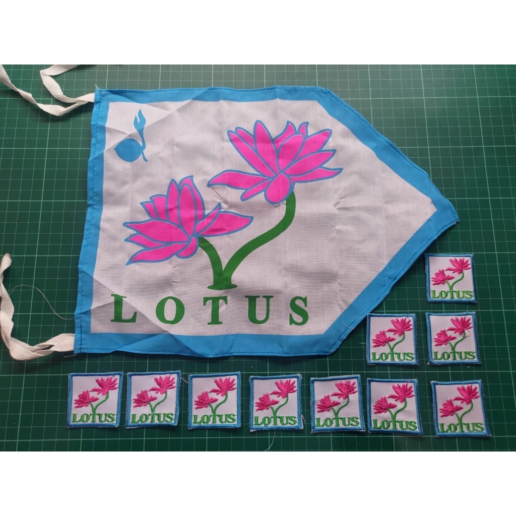 Jual TANDA REGU LOTUS BIRU SET BENDERA PENGGALANG PUTRI PRAMUKA ...