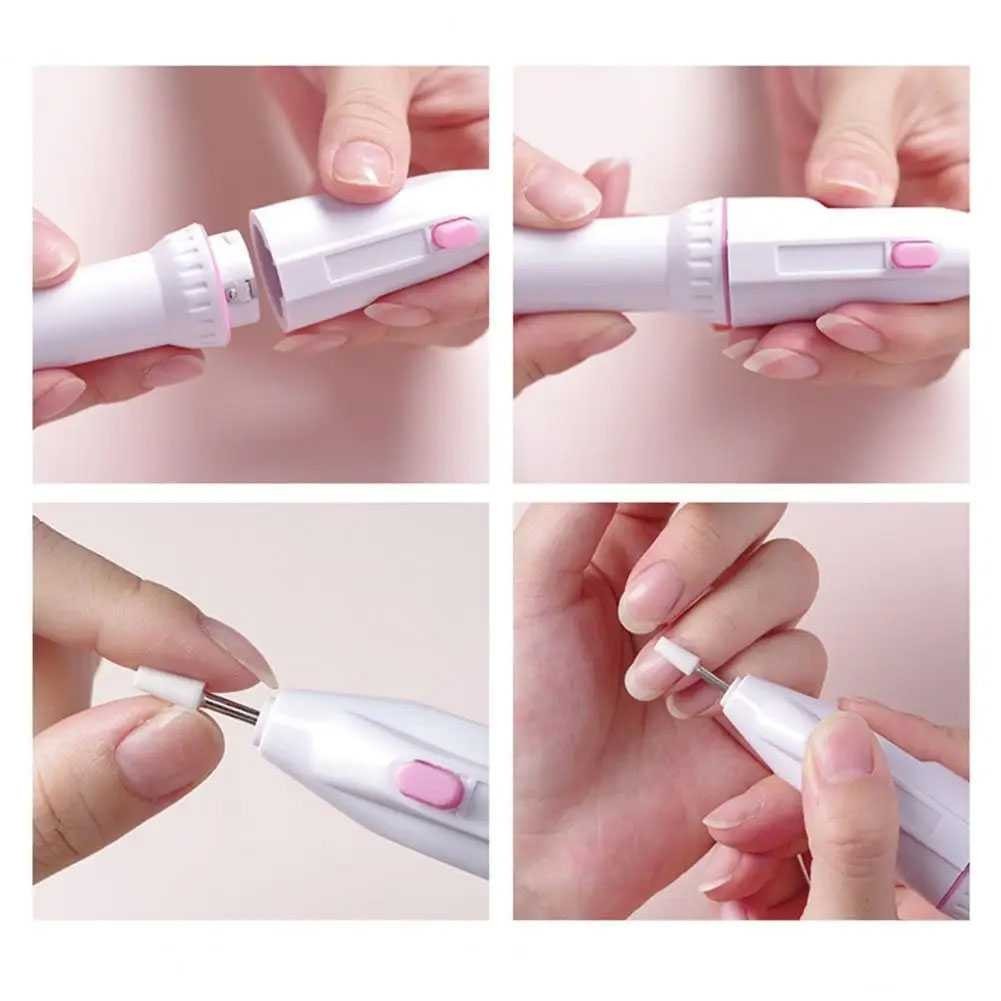 Jual Pemoles Kuku Elektrik Mini Motorized Nail Polisher 5 Kepala - RORO ...