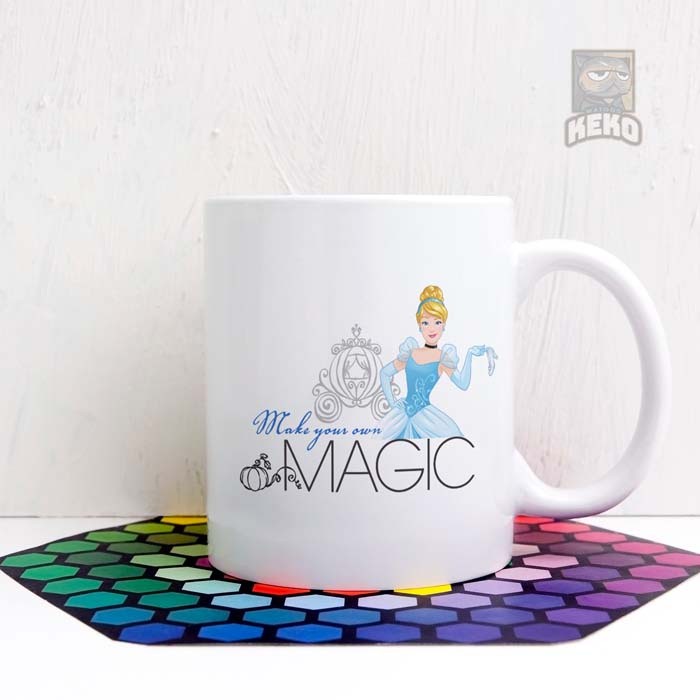 Jual Custom Mug Cinderella Make Your Own Magic Coffee | Shopee Indonesia