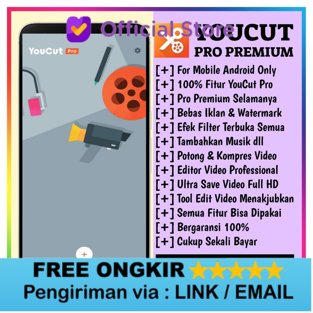 Jual YouCut Pro Premium Android Lifetime | Shopee Indonesia