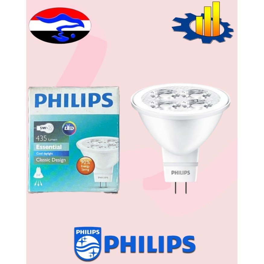 Jual Lampu LED Spot Philips 5-50 Watt ESSENTIAL MR16 | Shopee Indonesia