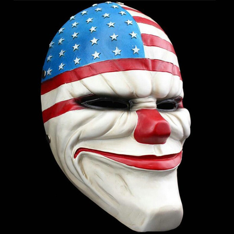 Jual Payday 2 Resin Mask Heist Dallas/Wolf/Chains/Hoxton Cosplay ...