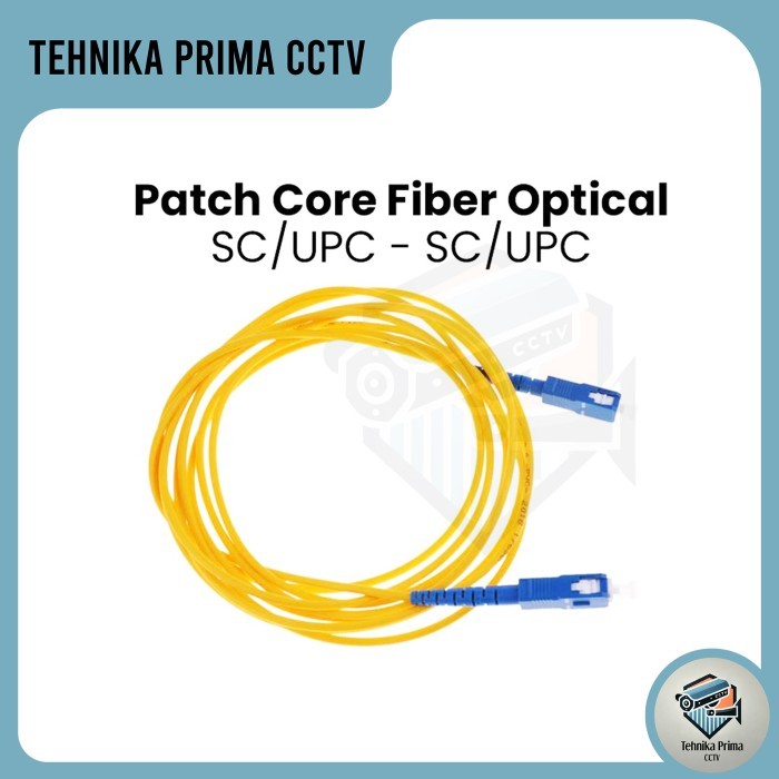 Jual Patch Core SC UPC - SC UPC / Patch Core Fiber Optical SC/UPC - SC ...