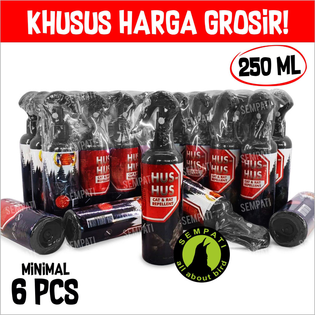 Jual SEMPATI KHUSUS GROSIR Hus Hus 250 ml Rat Cat Repellent ...