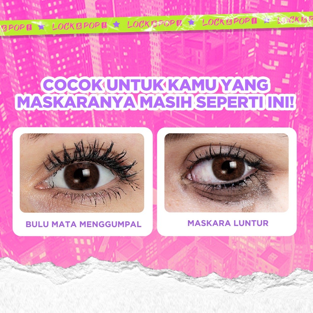 Jual DAZZLE ME Lock & Pop! Duo Mascara Series VoluMAX-ing and LongLASH ...