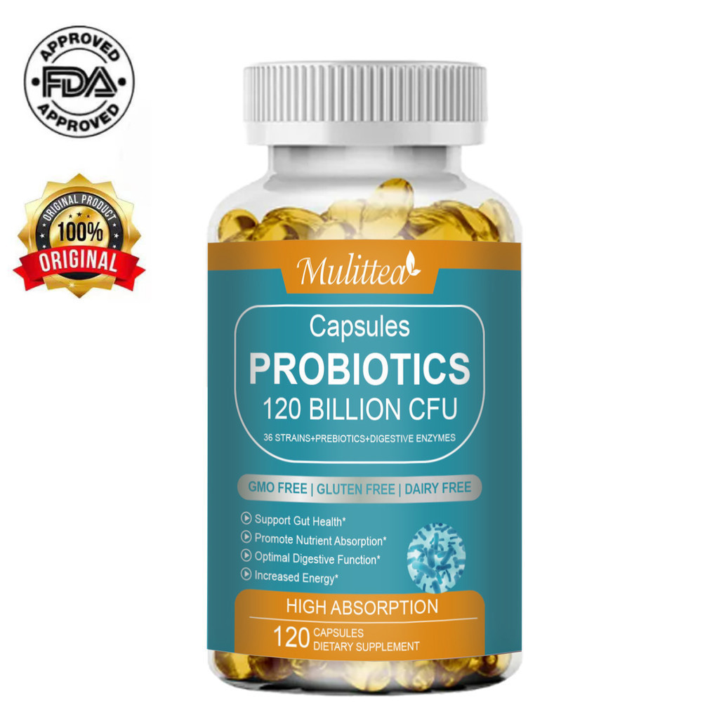 Jual Mulittea Probiotics 120 Billion CFU 36 Strains with Prebiotics ...