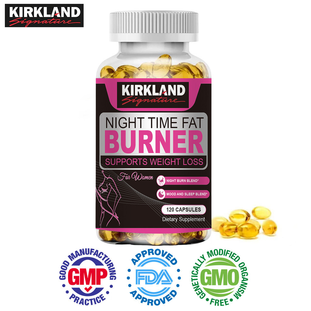 Jual KIRKLAND Night Time Fat Burner Capsules Promote Metabolism ...