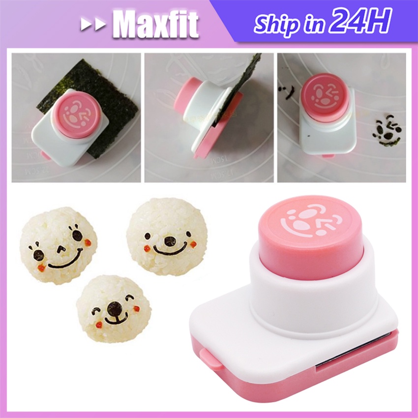 Jual Alat Pemotong Rumput Laut Bento Diy Smiling Face Sushi Nori ...