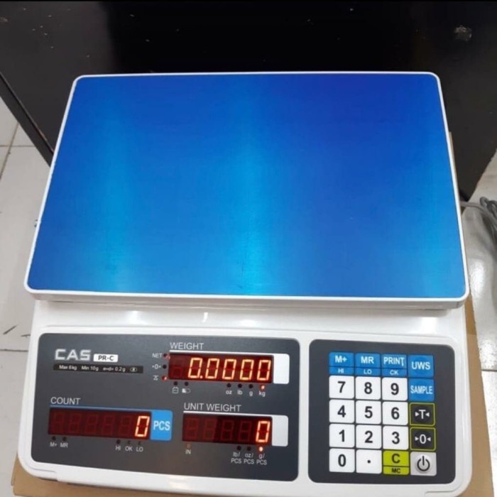 Jual timbangan baut timbangan COUNTING DIGITAL CAS PR-C CAP 30kg x 1gr Juragan Timbangan Digital ...