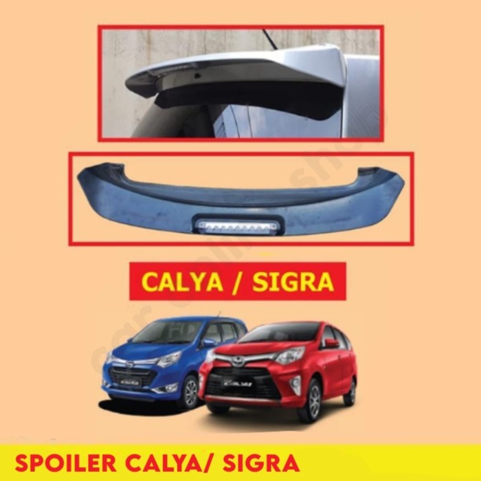 Jual Spoiler Calya Sigra Model TRD Plastik ABS | Shopee Indonesia
