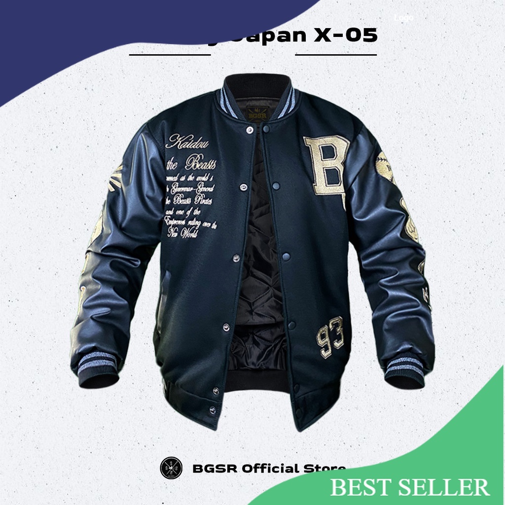 Jual Jaket Baseball Varsity Jacket Kulit Touring Sunmori Motor JAPAN X ...