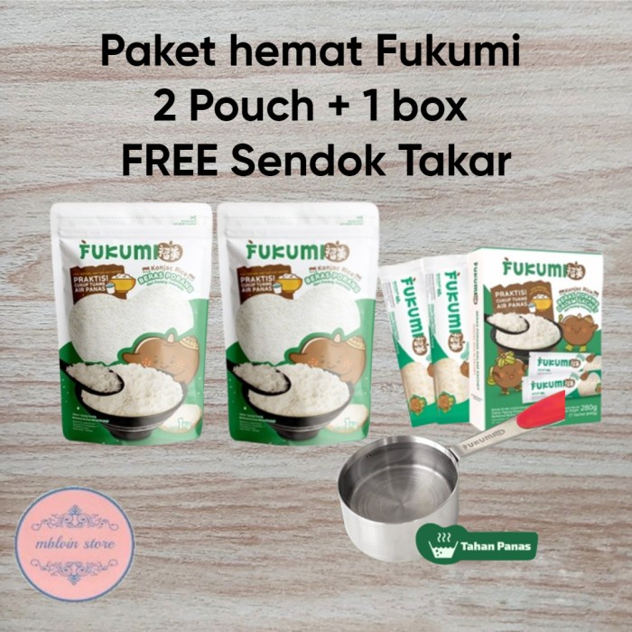 Jual Paket fukumi 2 pouch + 1 box FREE sendok | Shopee Indonesia