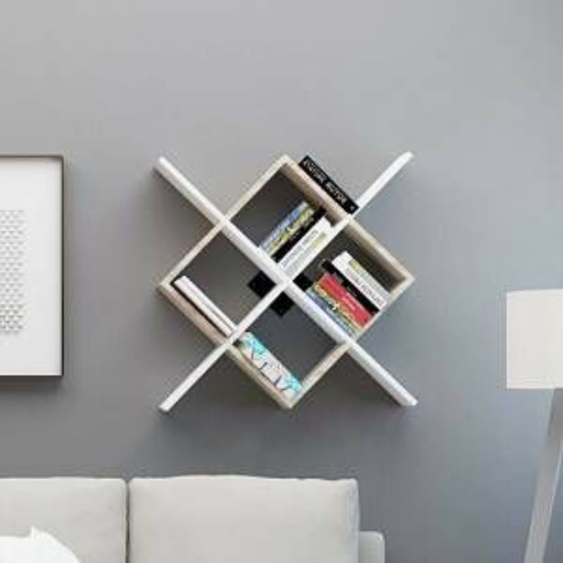 Jual Rak dinding simple minimalis segi empat | Shopee Indonesia