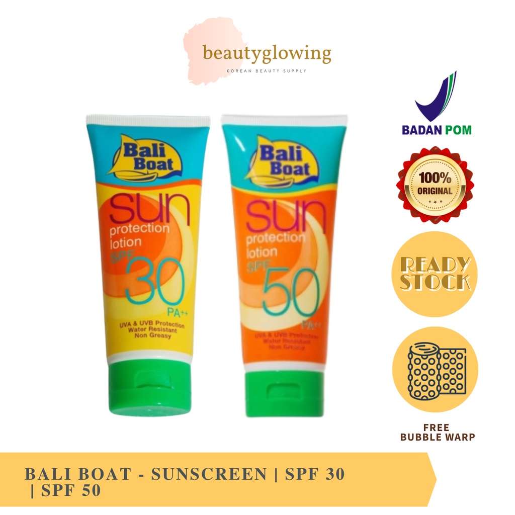 Jual BALI BOAT SUNSCREEN 100ML / SUNBLOCK WATERPROOF SUNBLOCK BERENANG ...