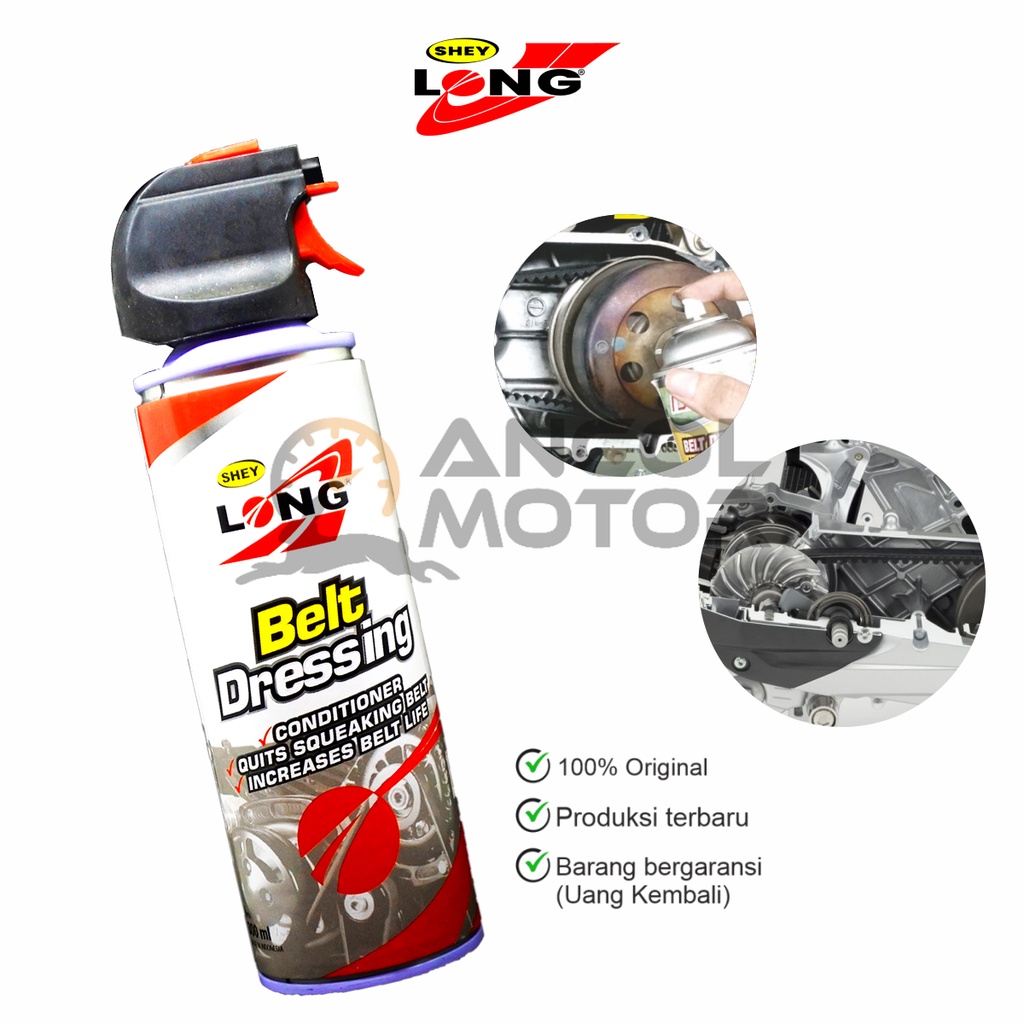 Jual Shey Long Belt Dressing 300ml Cairan CVT Pelumas Vbelt Cleaner ...