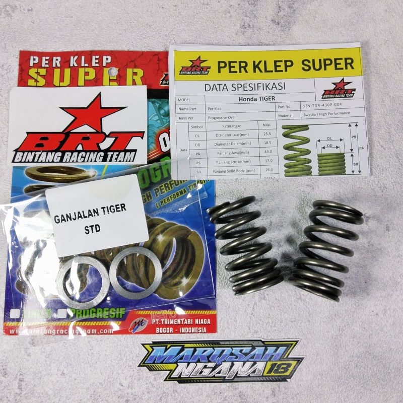 Jual PER KLEP TIGER BRT PER KLEP SUPER PROGRESIF TIGER GL MP MARQSAH SHOP RACING | Shopee Indonesia