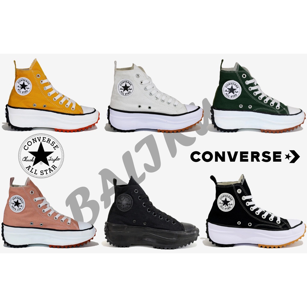 Jual RIN78 Sepatu Converse Run Star Hike 70s High Sneakers Wedges ...