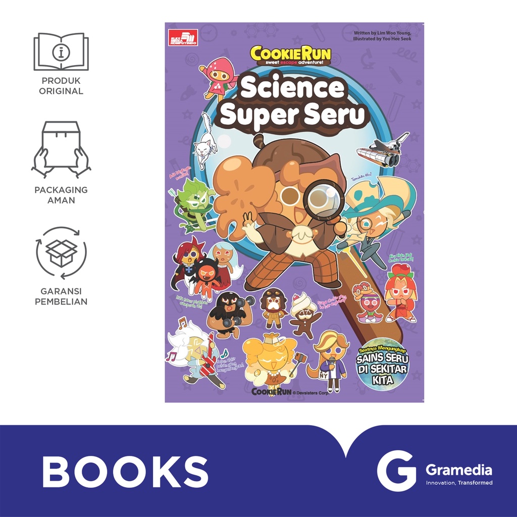 Jual Buku Cookie Run Sweet Escape Adventure Science Super Seru (LIM WOO ...