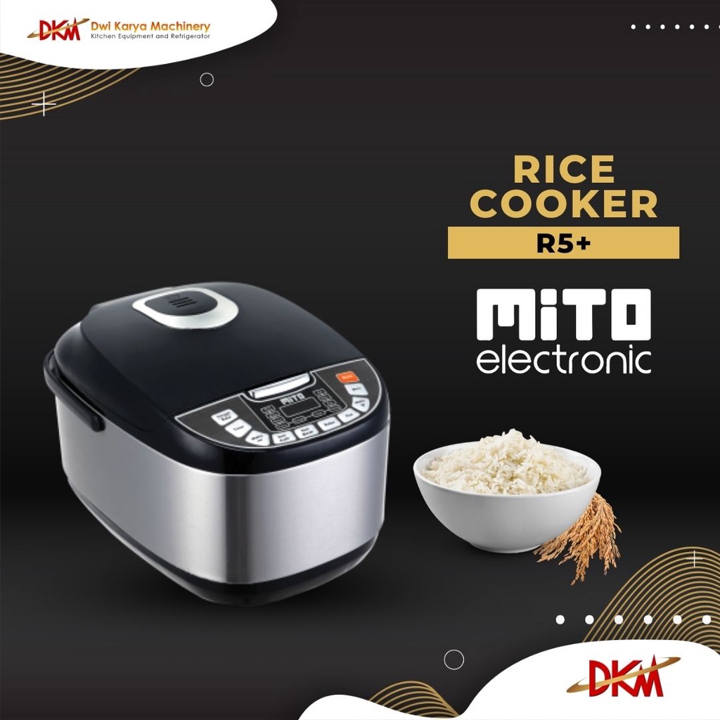 Jual MITO Digital Rice Cooker R5+ Magic Com Penanak Nasi 2L SILVER ...