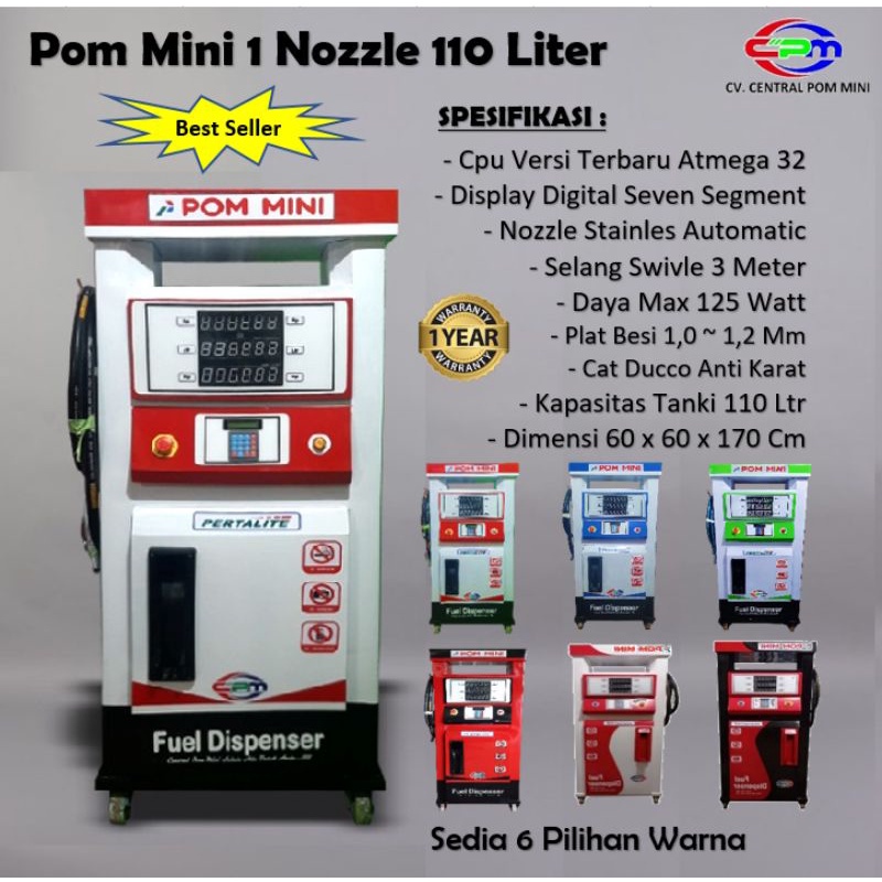 Jual Pom Mini - Pertamini Digital 1 Nozzle 110 Liter | Shopee Indonesia