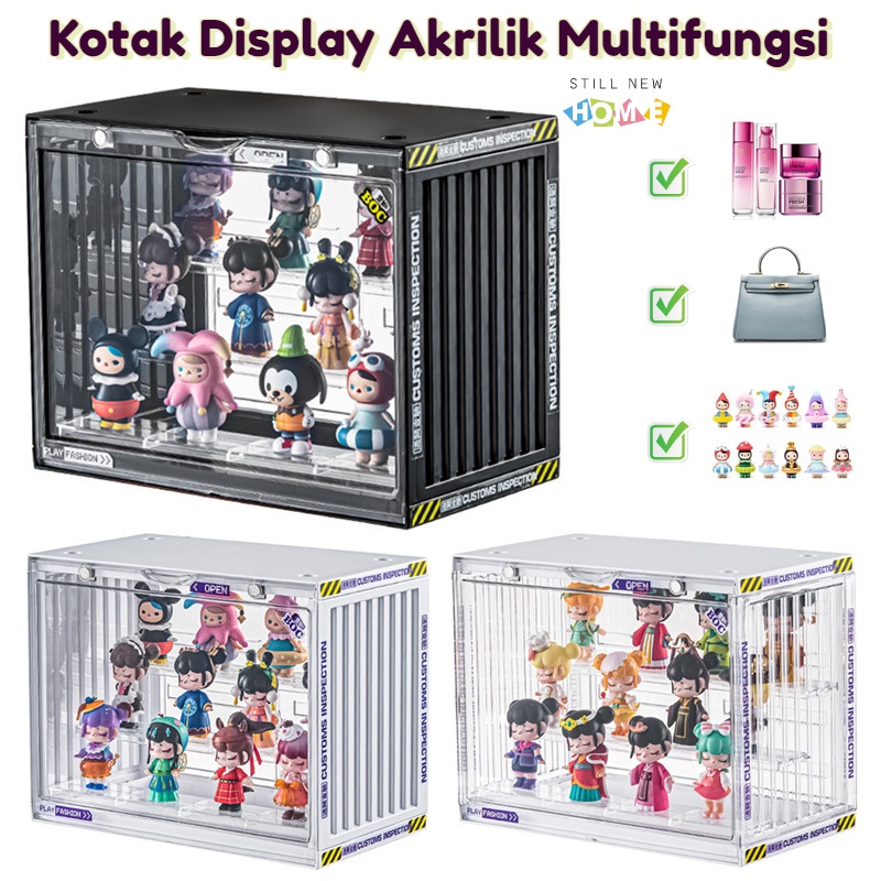 Jual Transparent Acrylic Action Figure Stand / Rak Pajangan Akrilik ...