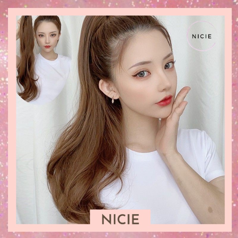 Jual Nicie Fashion Ponytail Wanita Rambut Palsu Korean Look BKK45 ...