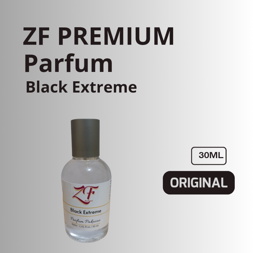 Jual Parfume cowok cewek Parfum Black Extreme premium ZF Original 30 ML ...