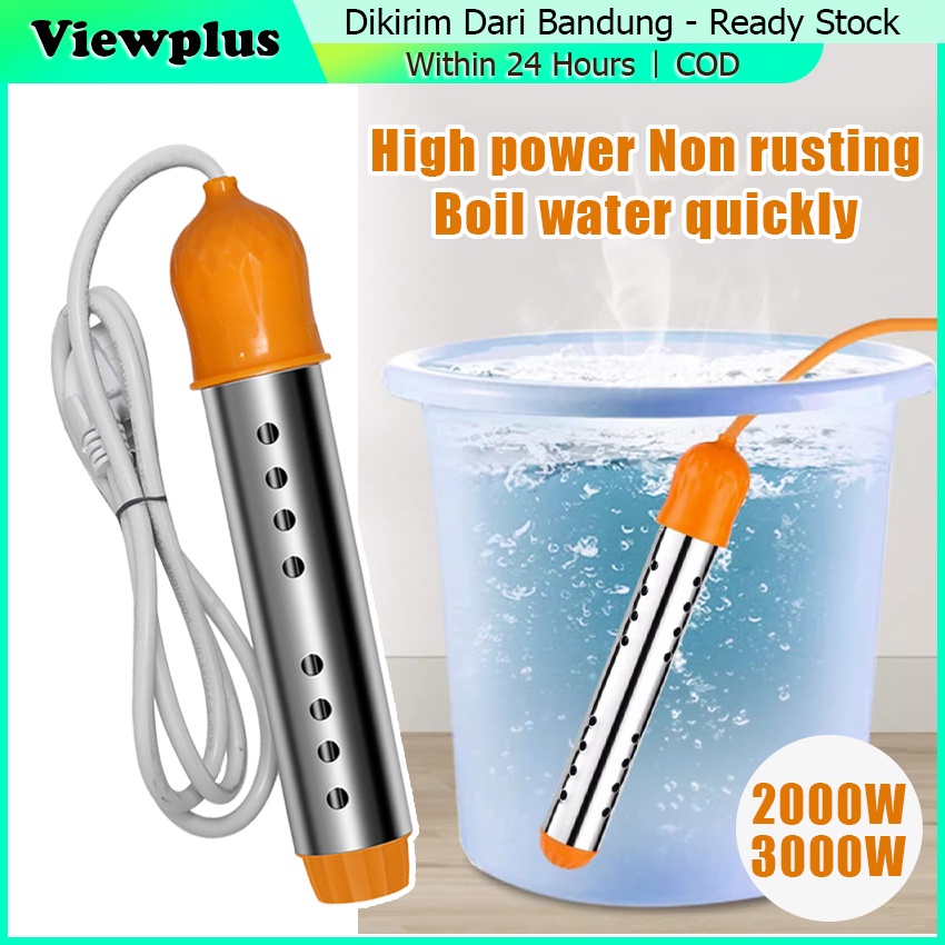 Jual Elemen Pemanas Air Water Heater Celup Listrik Portable Watt Tinggi ...
