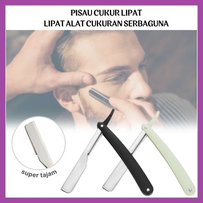Jual DFANCCIE Shaving Razor Pisau Cukur Kerik Lipat Barber Shaver Pisau ...