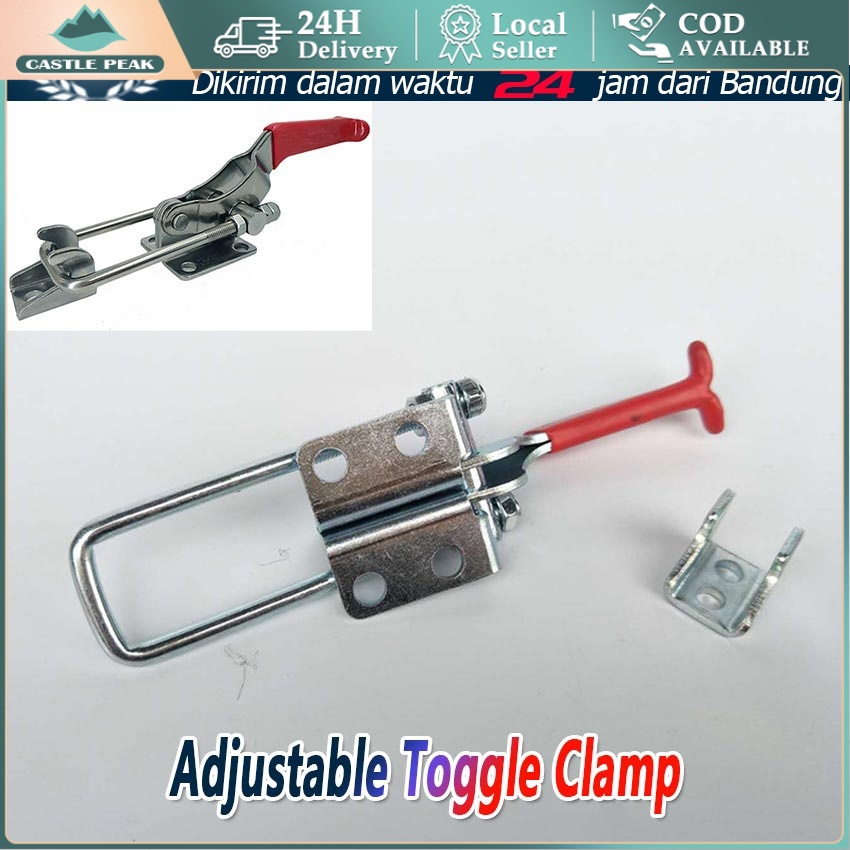 Jual 2PCS / 4PCS Klem Toggle Tekan Toggle Clamp GH-431 Heavy Duty Metal ...